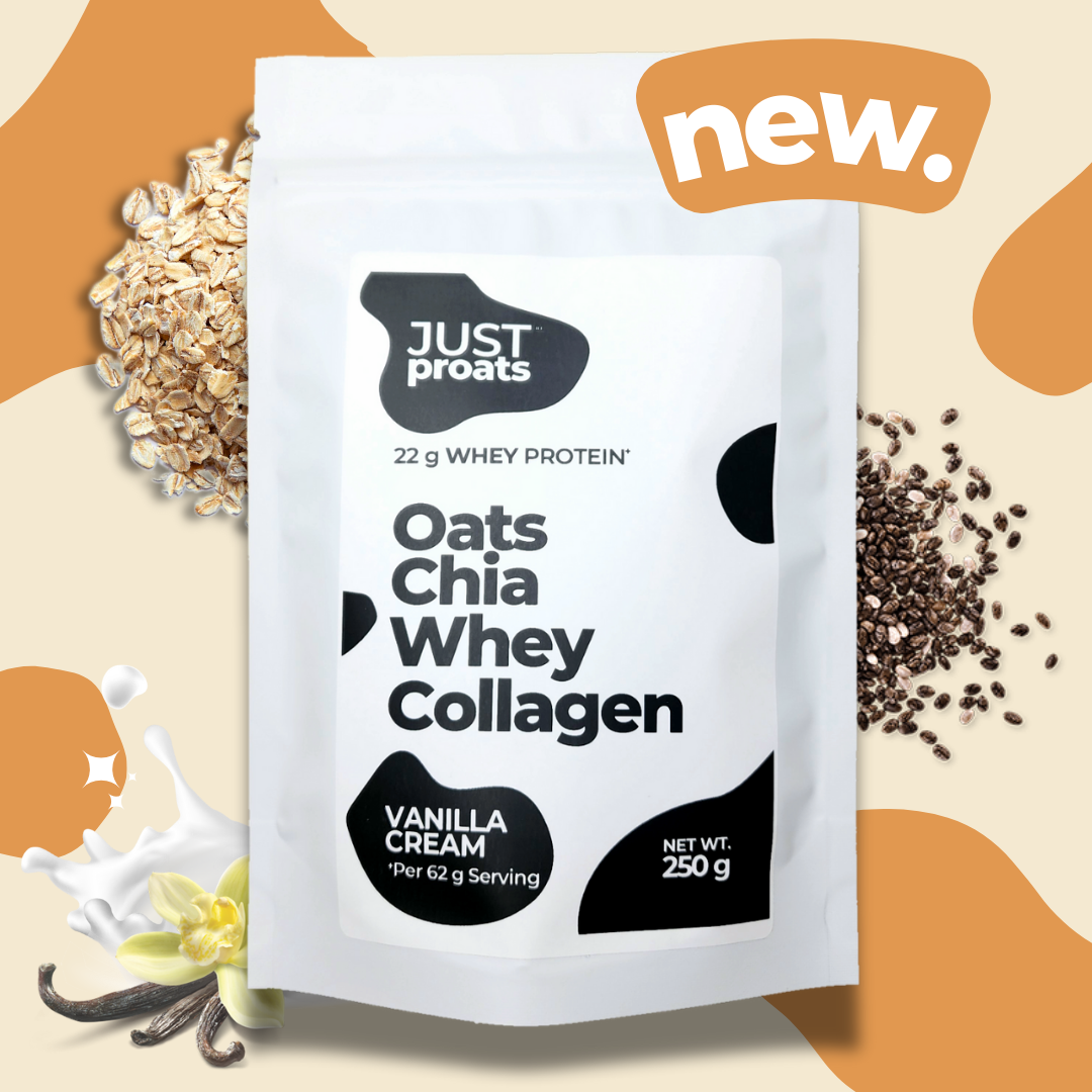 Vanilla Cream - Whey Collagen Proats - 4 Breakfast Servings – Just Proats